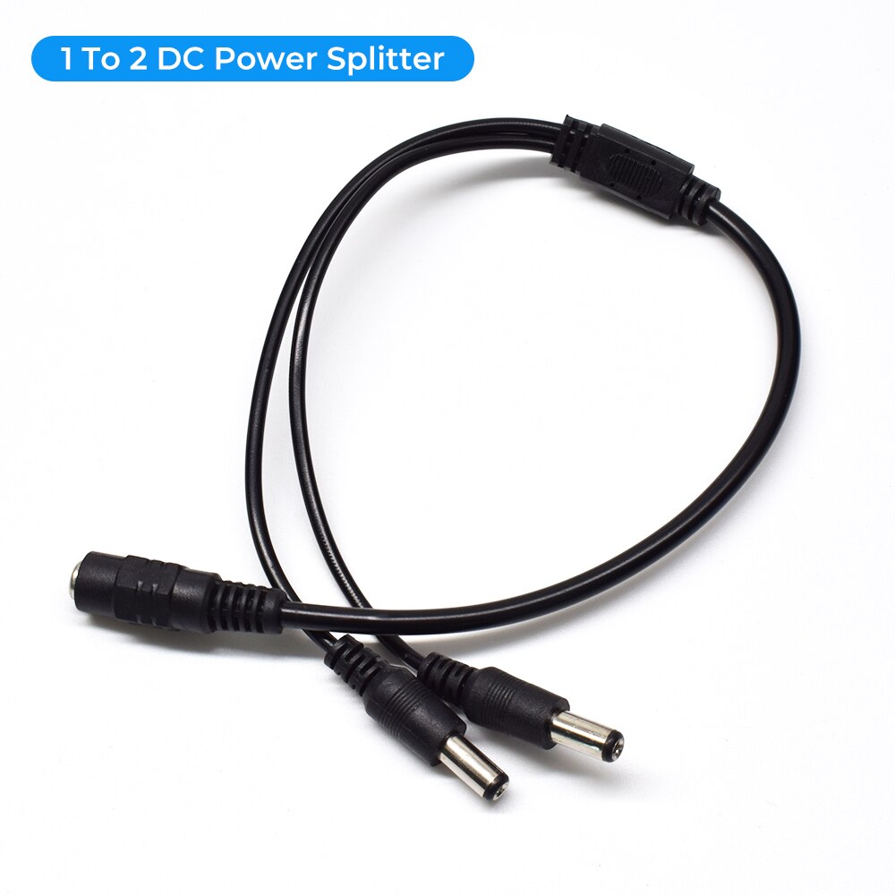 DC power splitter cable for cctv security adapter ... – Vicedeal