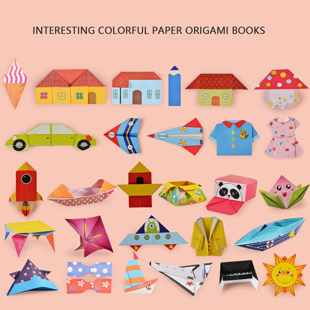 54pcs/set Origami Paper 3D Cartoon Animal Pattern ... – Grandado