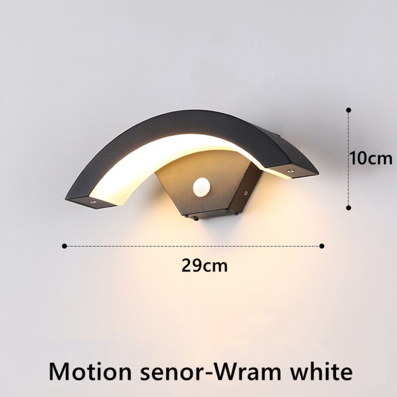 18w 24w Outdoor LED Waterproof Wall Light with Mot... – Grandado