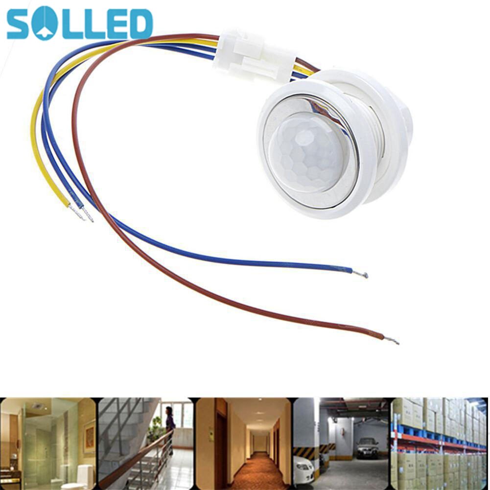 85-265v led justerbar pir-detektor infraröd rörels... – Vicedeal