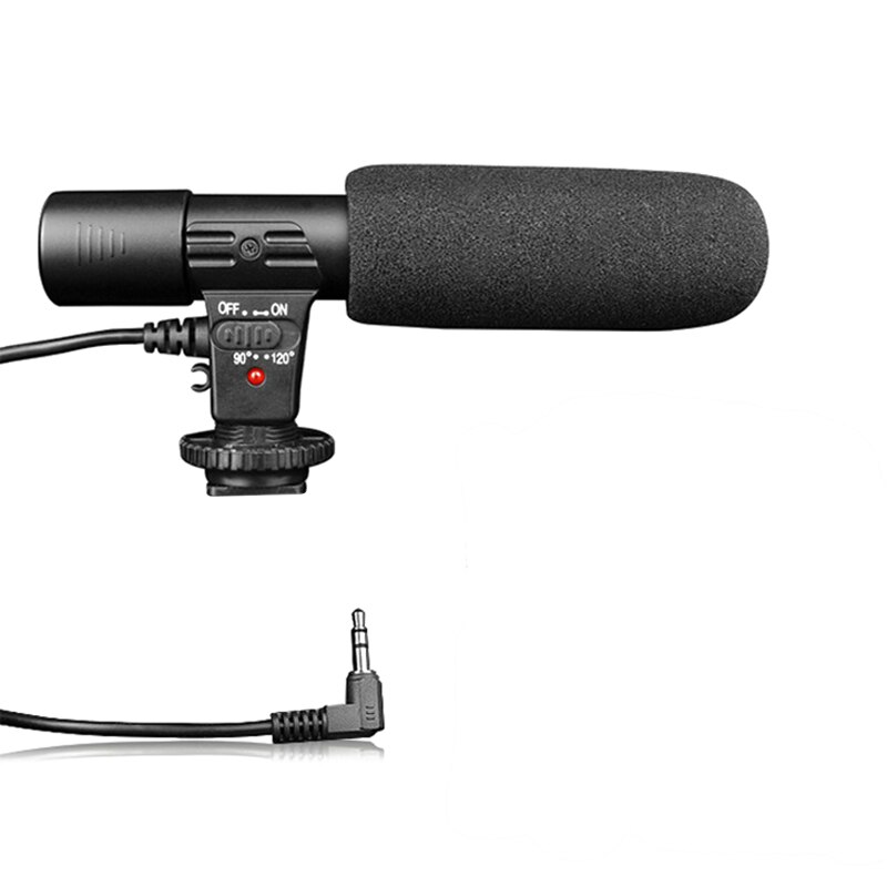 MIC-01 Stereo Camcorder Microphone DSLR Camera Mic... – Grandado