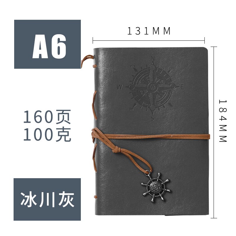 European Retro Pirate Notepad Diary Book Kraft Pap... – Grandado