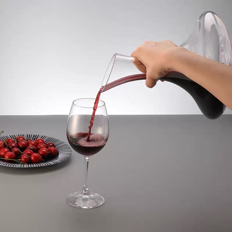 Household Red Wine Trumpet Crystal Glass Decanter ... – Grandado