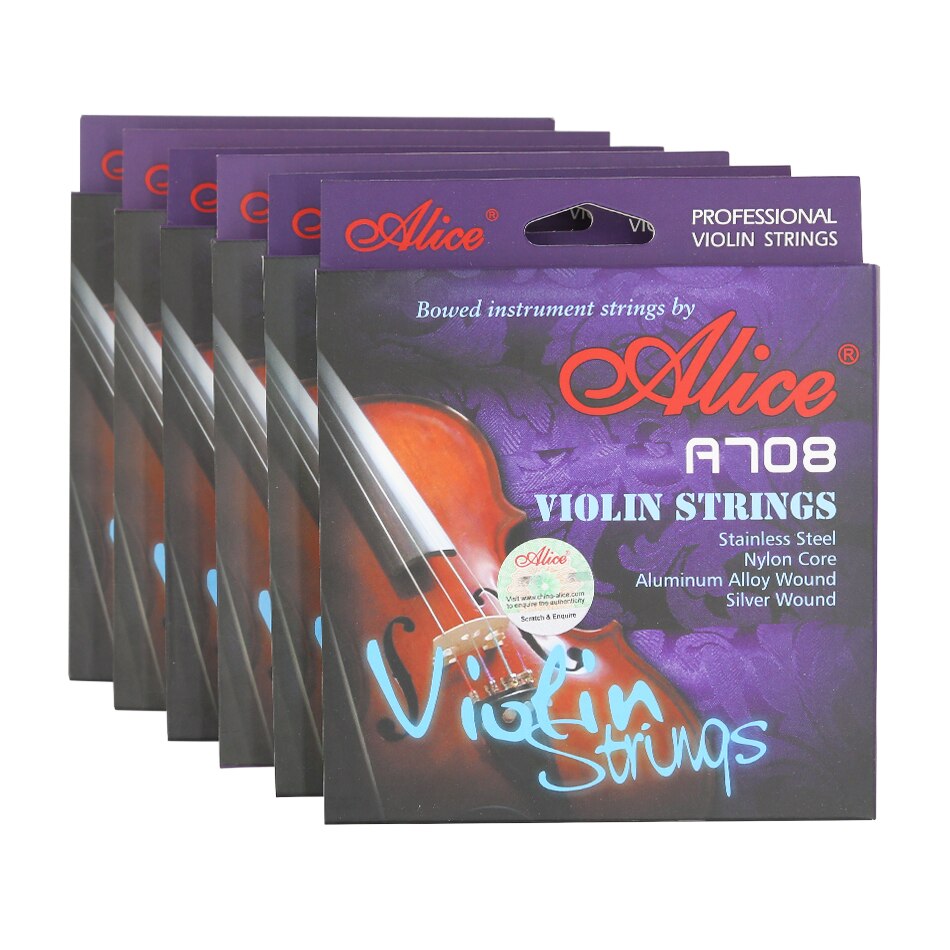 Alice High-End A708 Violin Strings A FULL Set Stai... – Grandado