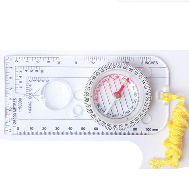 Hseaym Map Drawing Scale Compasses Survival Tool B Grandado