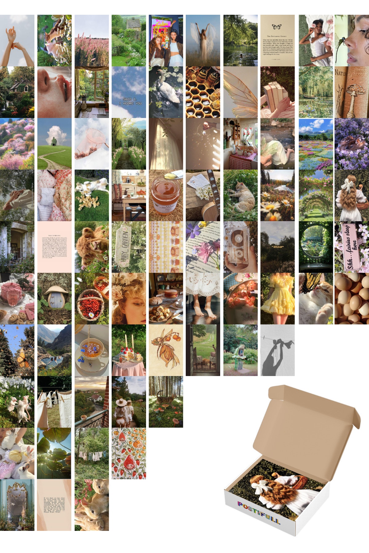 Retro Wall Poster Collage Set - 70 Pcs-Aesthetic-V... – Grandado