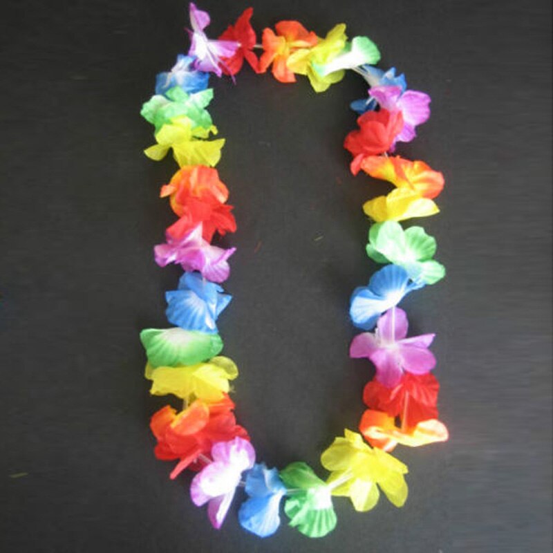 Hawaiian Set Hula 4 Piece Flower Garland Set Lei S... – Vicedeal
