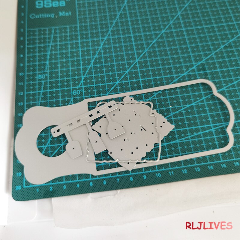 Wine bottle Tag Metal Cutting Dies Stencils for DI... – Grandado