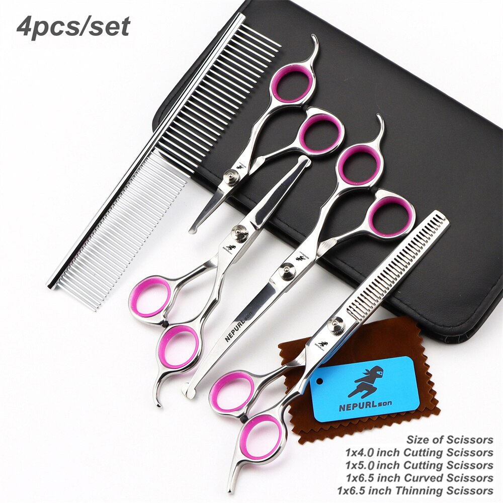 Safety Pet Grooming Scissors Round Head Tips Stain... – Grandado