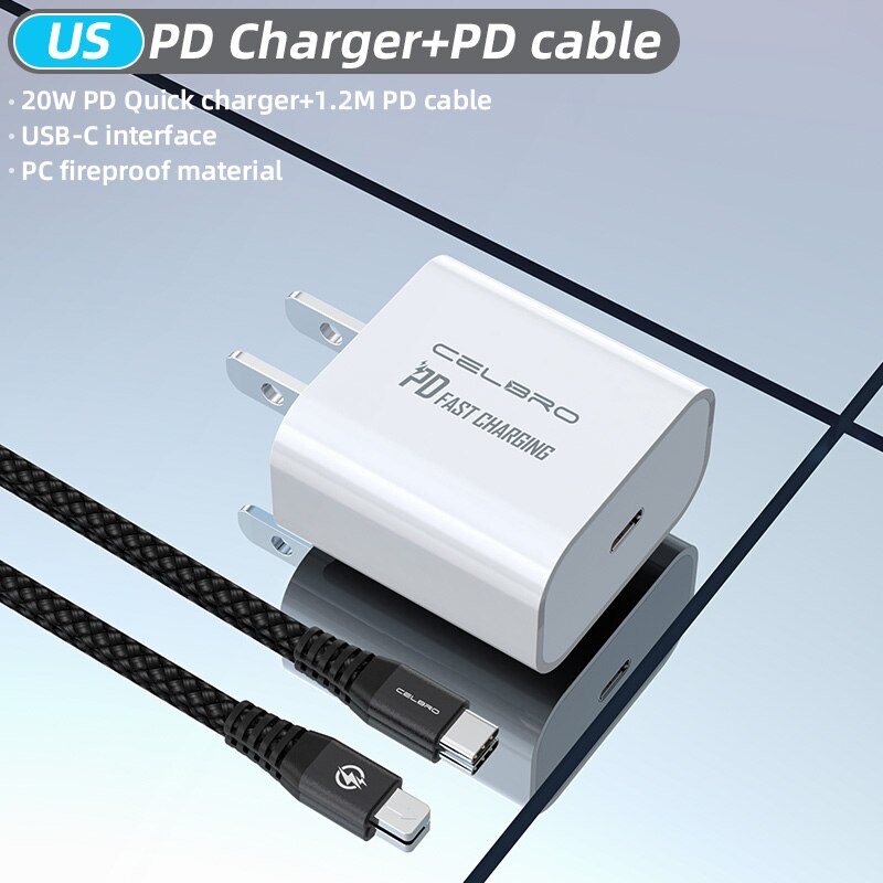 Voor Iphone 12 Charger Pd 20W Usb C Adapter Type C... – Grandado