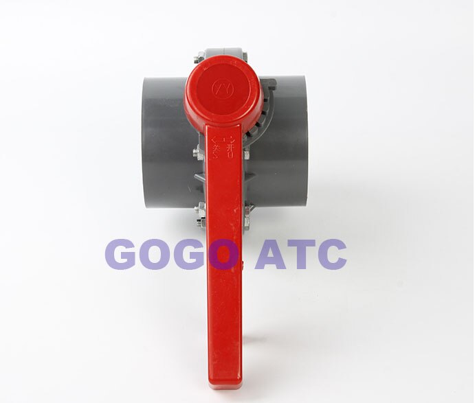 PVC butterfly valve socket type disc valve DN 90 M... – Vicedeal