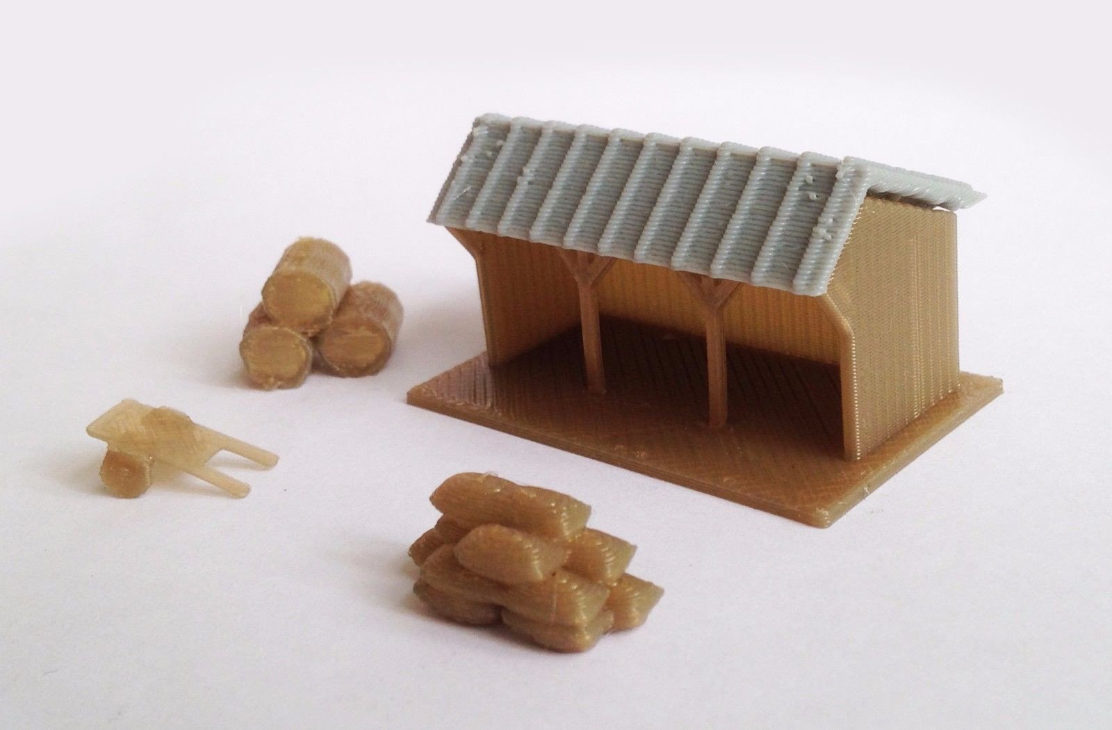 Outland Models Country Farm House Shed Cottage Set... – Vicedeal