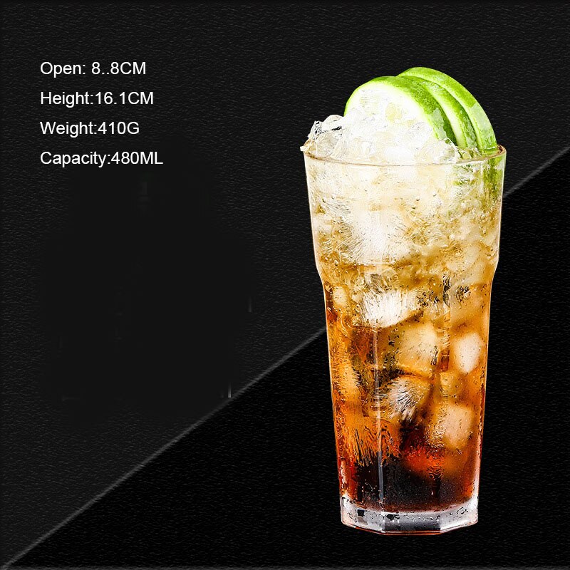 Household juice cup glass clear milk tea cup comme... – Vicedeal