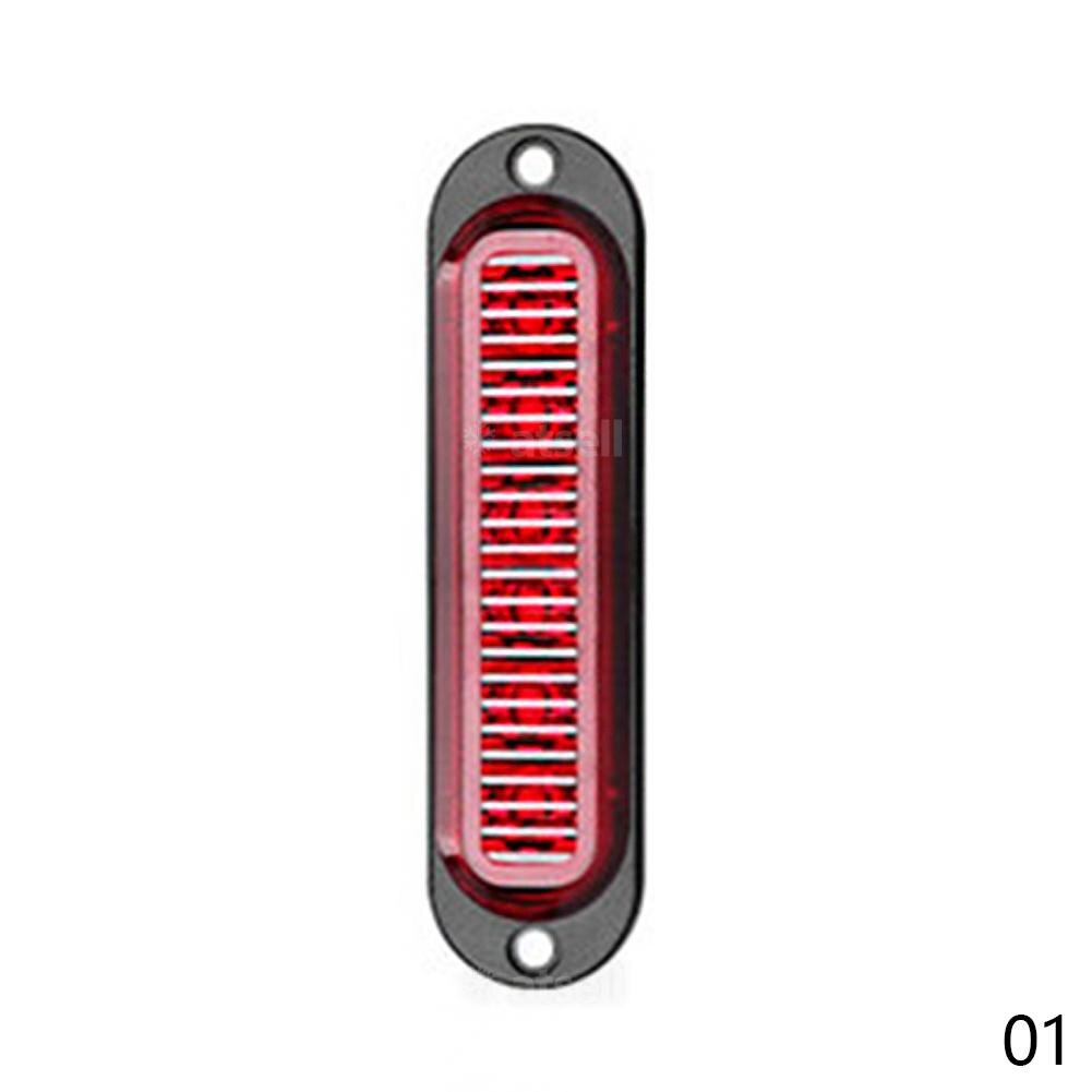 6 Leds Rood Geel Wit Zijmarkeringslichten 12-24V W... – Vicedeal