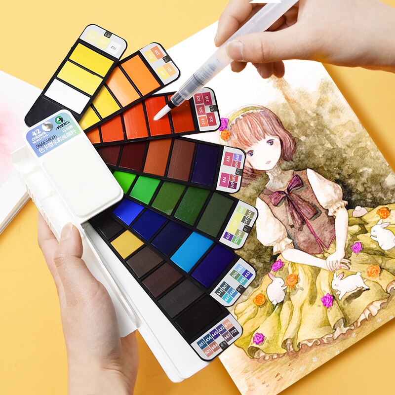 Superior Solid Watercolor Paint Set For Acuarelas ... – Grandado