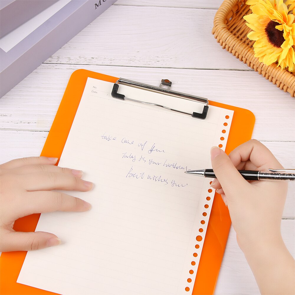 1PC 230*320mm Plastic Clipboards Writing Board A4 ... – Grandado