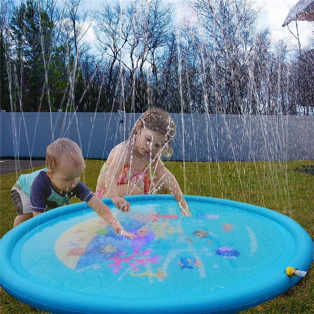 67inch PVC Splash Water Play Mat Sprinkle Splash P... – Grandado