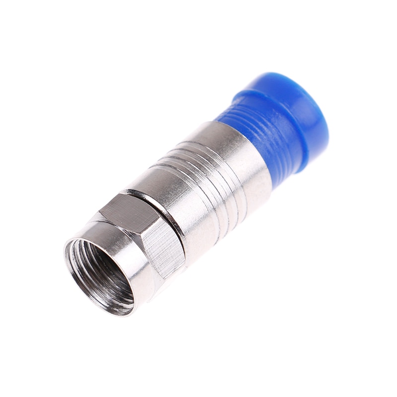 10Pcs F-Type Male Plug Compression Connectors For ... – Vicedeal