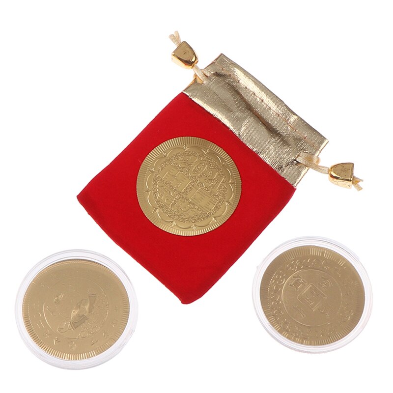 1 PC Year of Ox Commemorative Cow Coin Chinese Zod... – Grandado