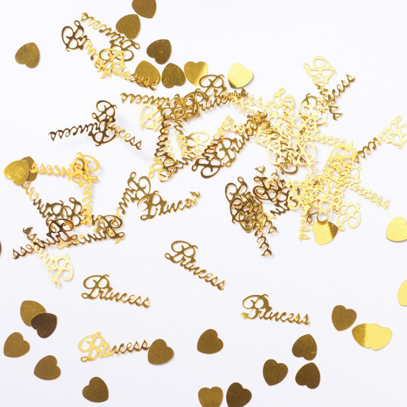 1 Pack 15g Schattige prinses Pailletten hart confe... – Grandado