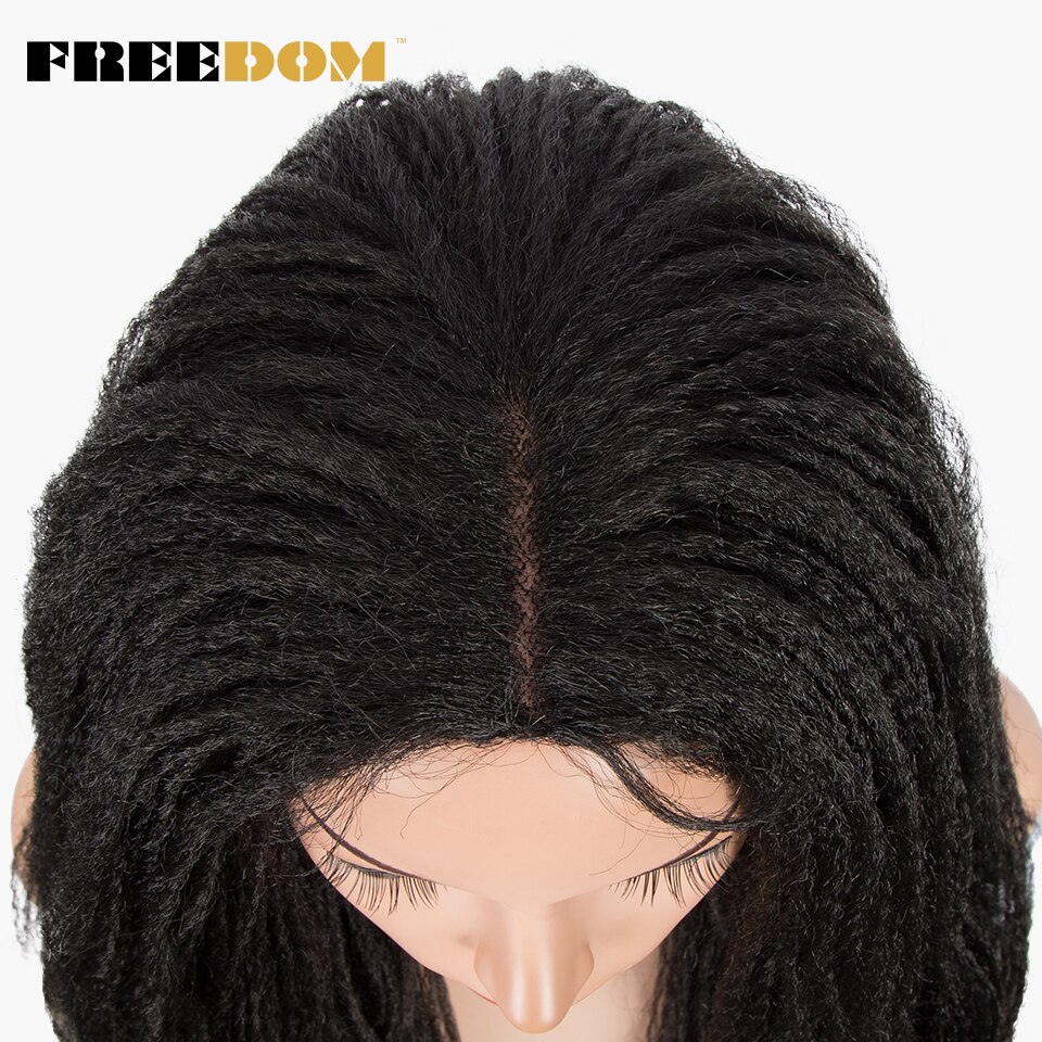 FREEDOM 26 Inch Synthetic Lace Wigs For Black Wome... – Vicedeal