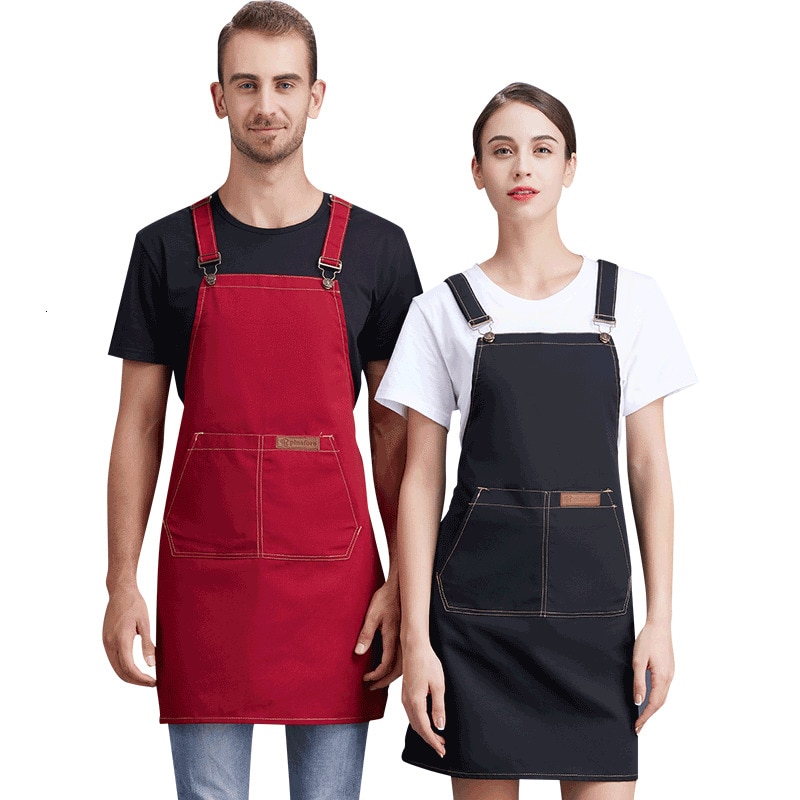 Kitchen Cooking Apron Men Women Restaurant Work Ap... – Grandado