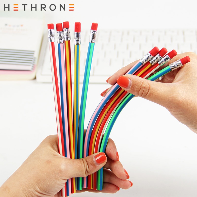 Hethrone 5PCS Colorful Magic Bendy Flexible Soft P... – Vicedeal