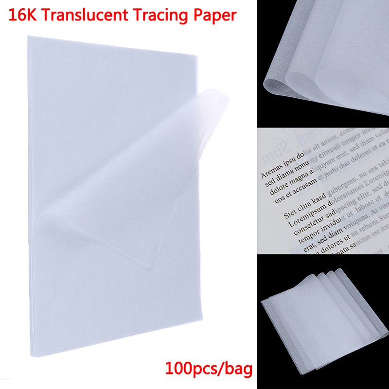 100pcs Translucent Tracing Paperfor Patterns Calli... – Grandado