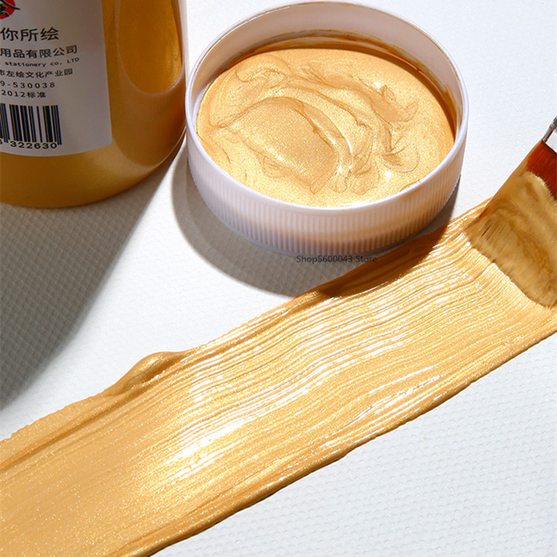 60Ml Metallic Acryl Verf Zilver Goud Diy Hand Gesc... – Grandado