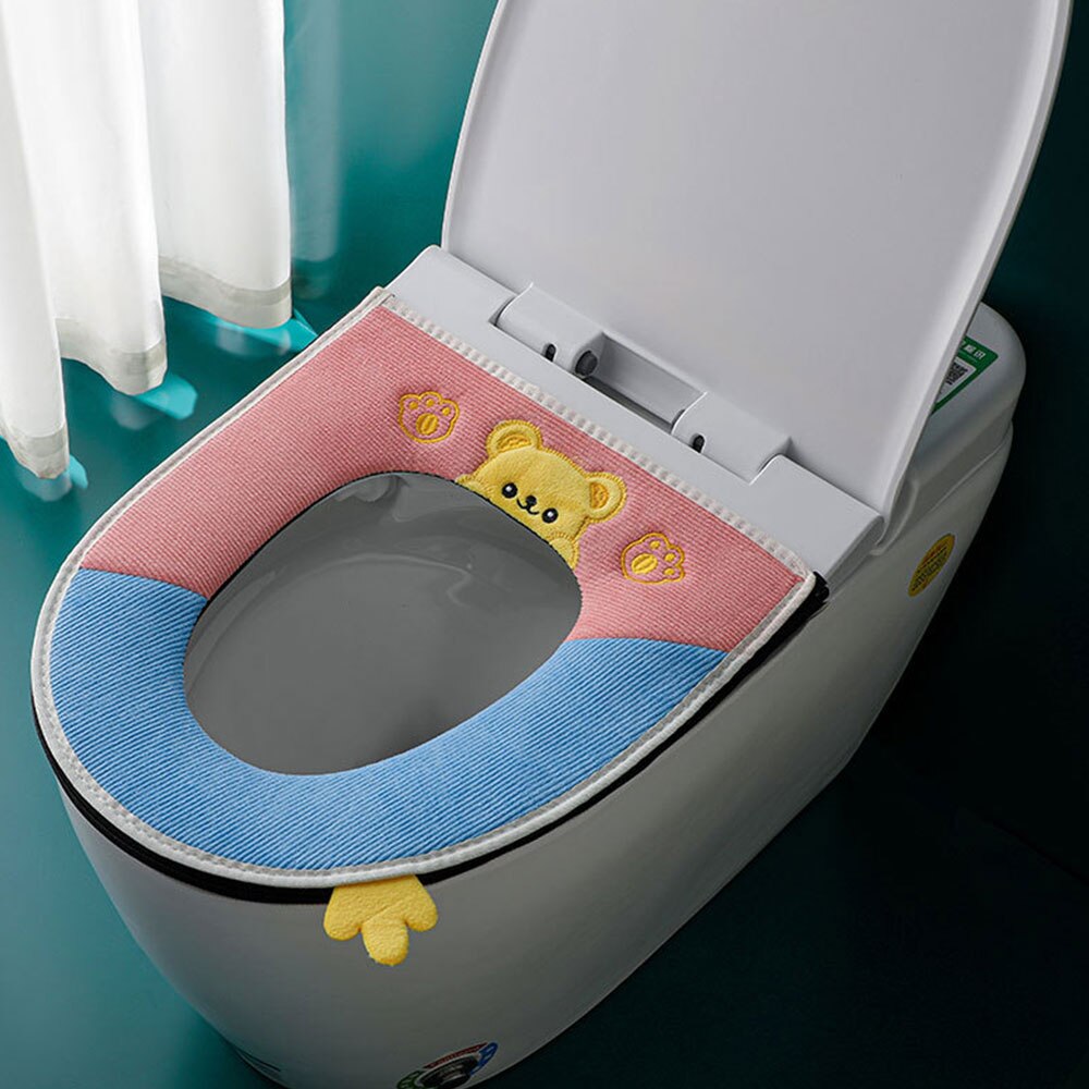 Cartoon Toilet Seat Mat Toilet Seat Cover Winter Z... – Grandado