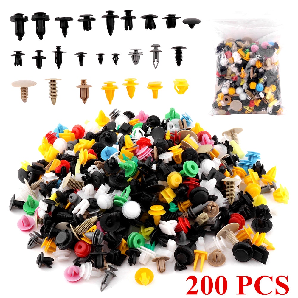 200pcs Universal Car Plastic Mixed Fastener Fixing... – Vicedeal