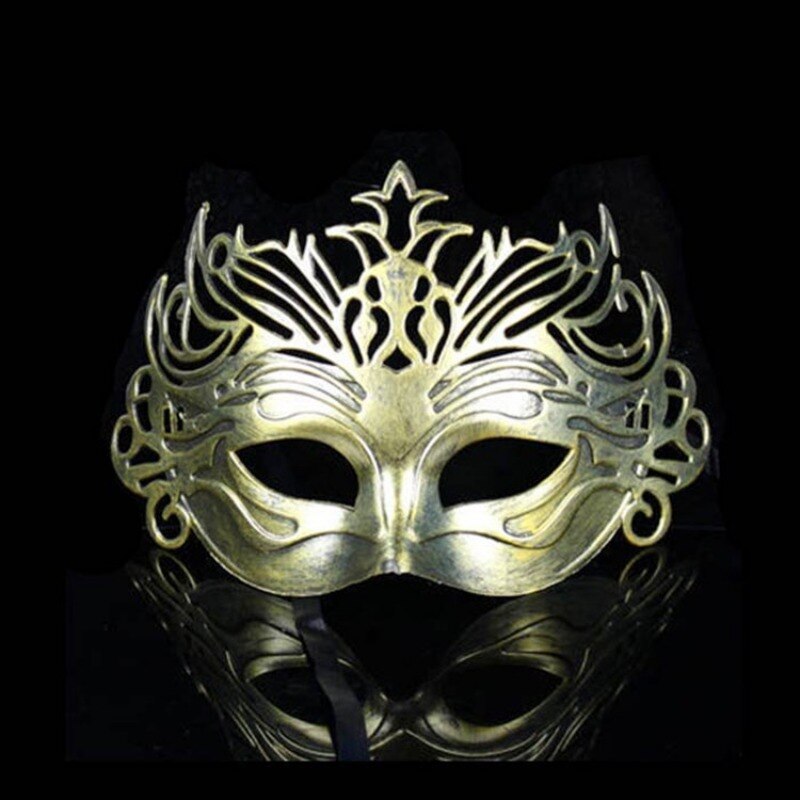 Vintage Party Mask Venetian Masquerade Half Face M... – Grandado