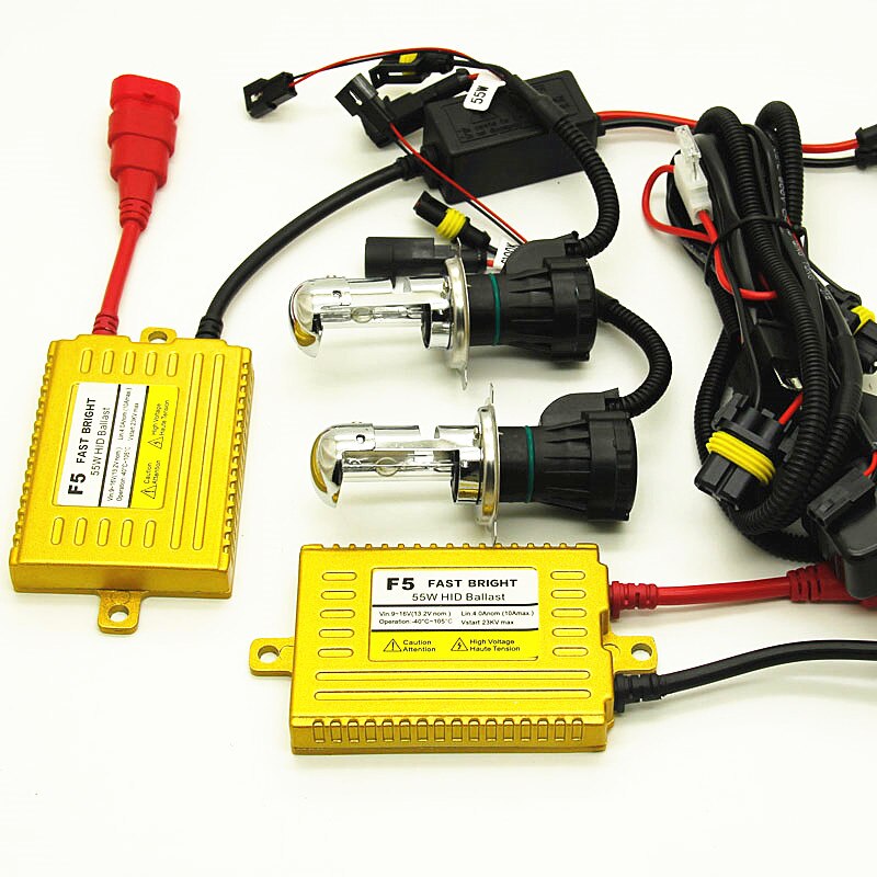 1 set bi xenon hid AC 12V 55W H4 Hallo/lo strahl 4... – Vicedeal
