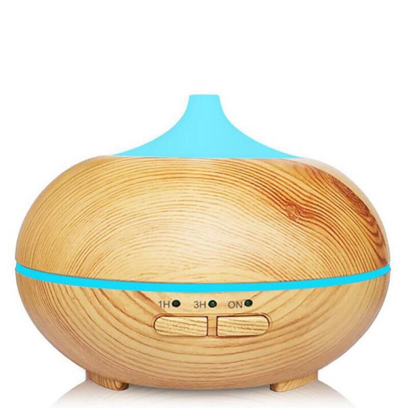 550ml Wood Grain Aroma Diffuser Ultrasonic Essenti... – Vicedeal