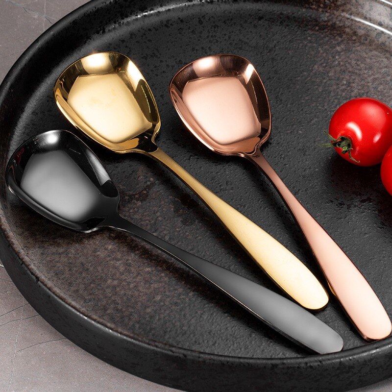 1Pcs 304 Stainless Steel Cutlery Square Head Flat ... – Grandado