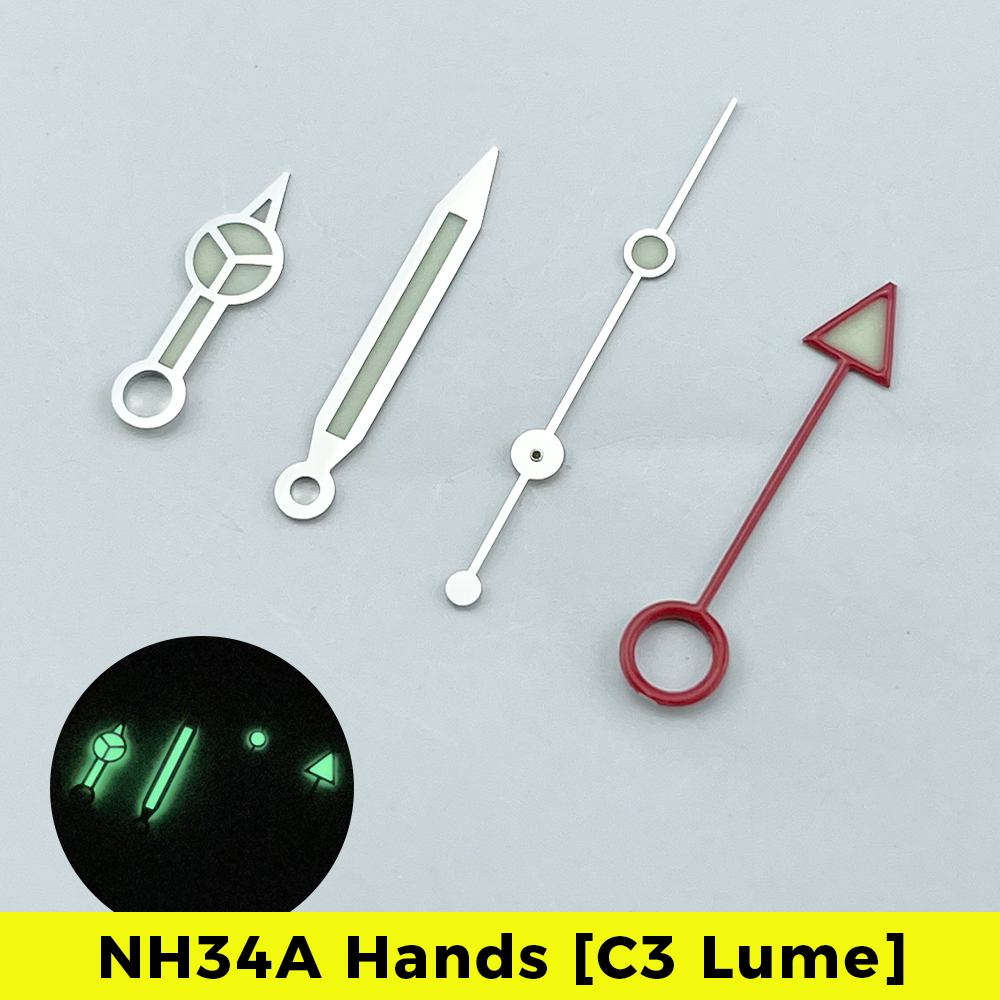 NH34A Watch Hands Set Mod for NH34 Movement SKX SS... – Grandado