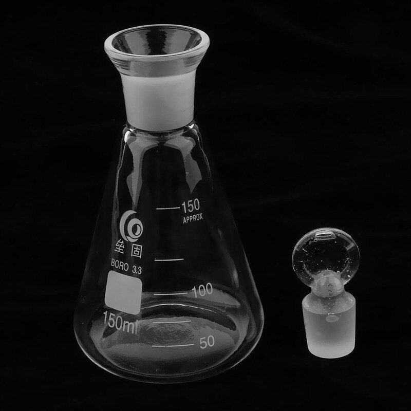 2Pcs Laboratory Borosilicate Glass Narrow Neck Erl... – Vicedeal