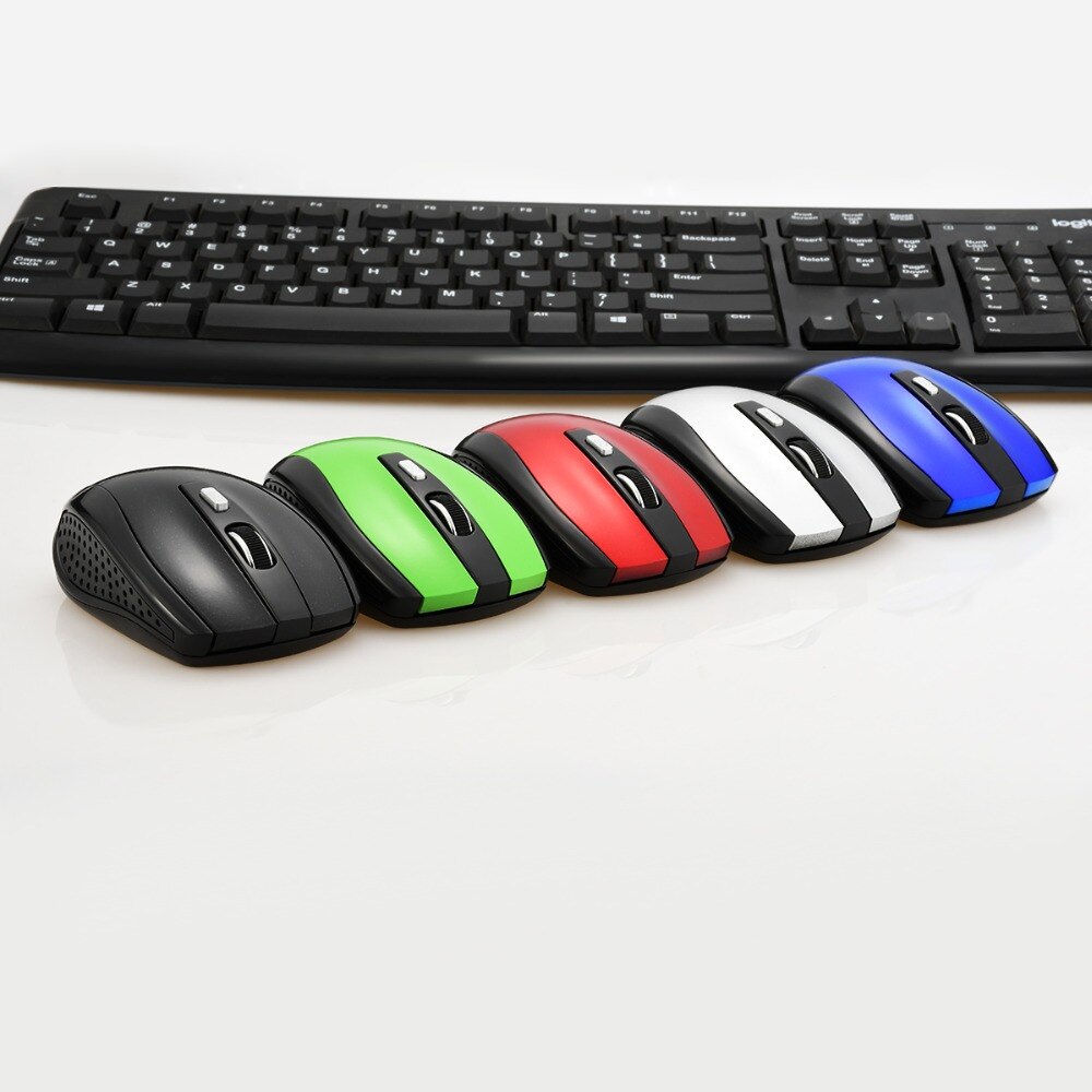Portable Optical 6 Buttons 2.4G Wireless Mouse 120... – Grandado