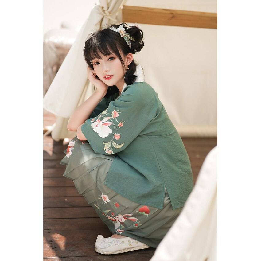Summer Asian Oriental Clothing Women Hanfu Traditi... – Vicedeal