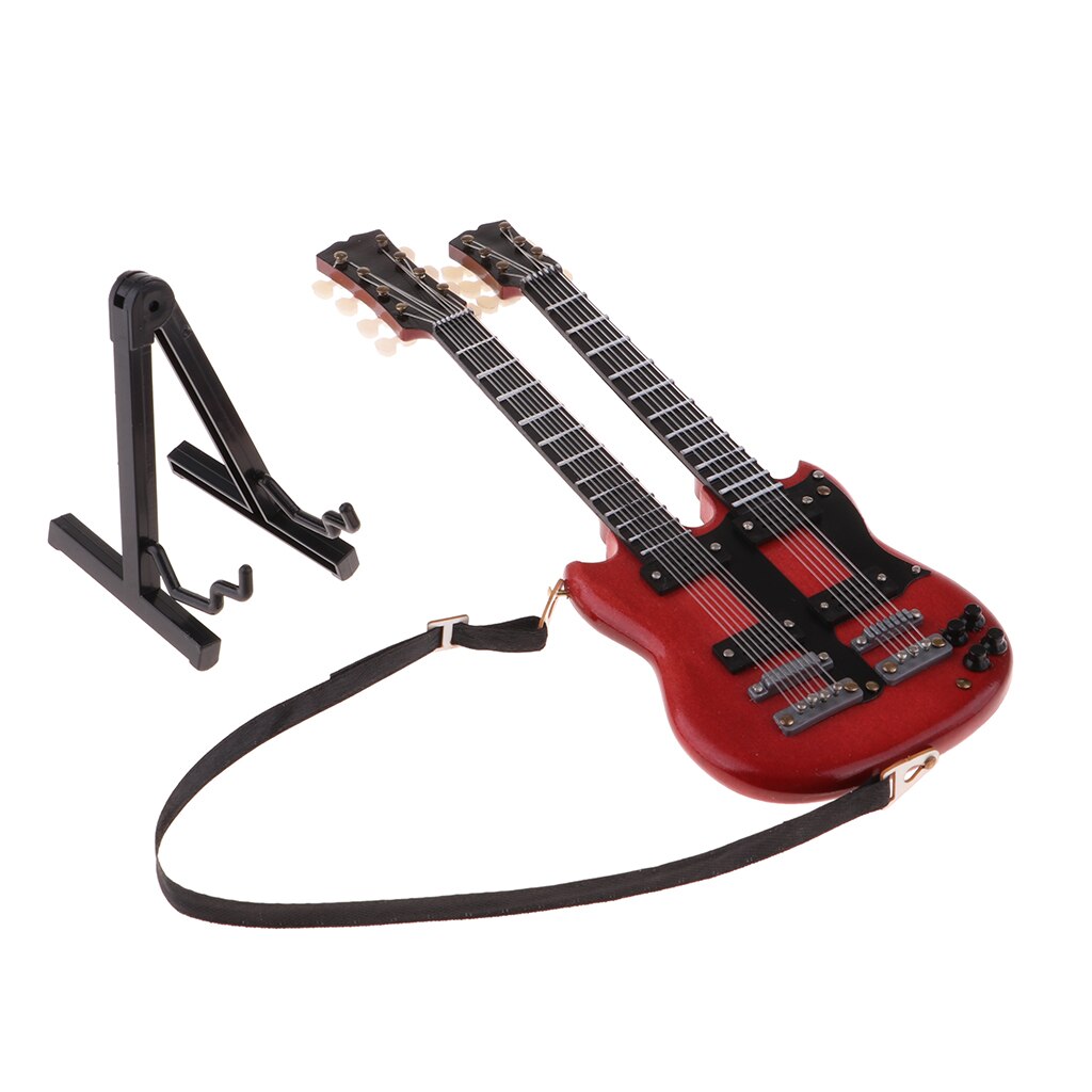Delicate 1/6 Scale Acoustic Guitar Double Deck Ele... – Grandado