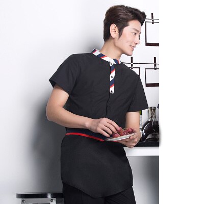 Summer Bar Work Clothing Fast Food Shop Colorful S... – Grandado