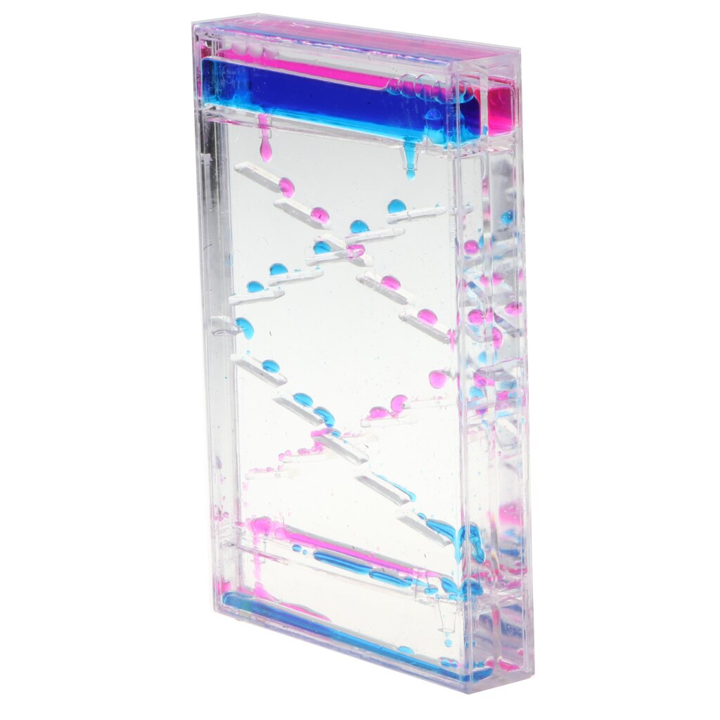 Square Slide Floating Mix Colored Oil Hourglass Bu... – Vicedeal