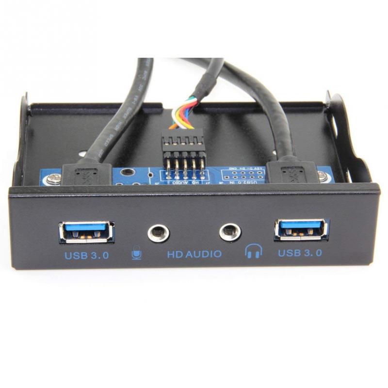 USB 3.0 2 Port 3.5in Front Panel Metal Hub Multifu... – Grandado