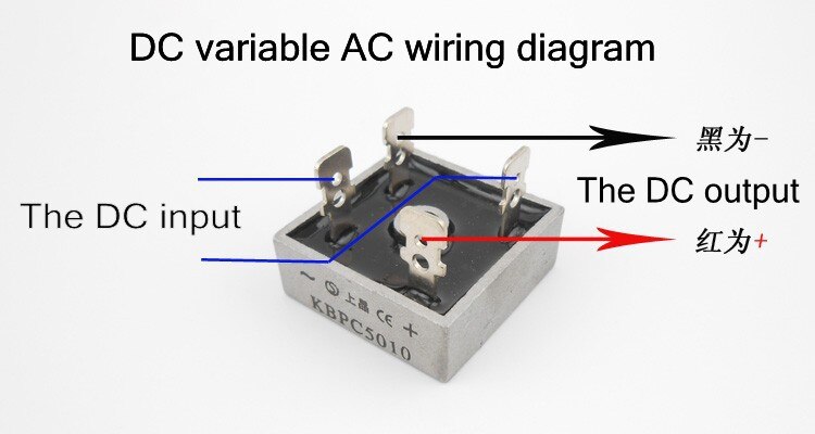 5PCS AC Variable DC Rectifier Bridge Module 50A 10... – Vicedeal