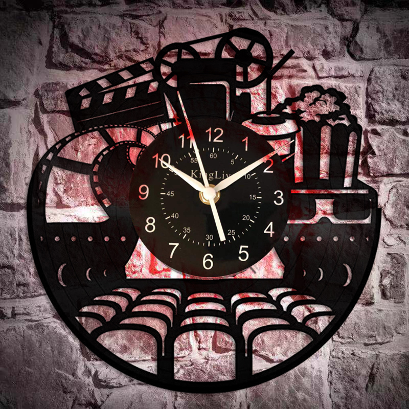 Cinema LED Vinyl Wall Clock - Perfect For Her,him ... – Vicedeal