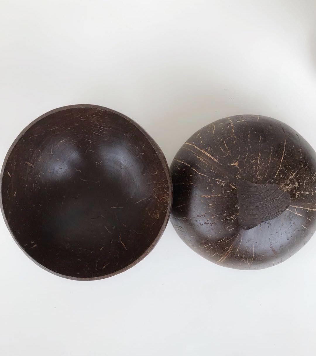 Natuurlijke Kokosnoot Kom Oude Kokosnoot Single La... – Grandado