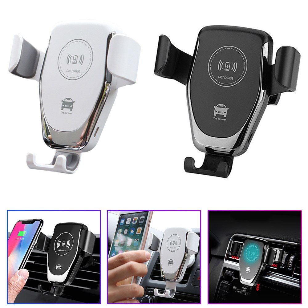 2in1 Wireless Car Charger Mount 10W Telefoon Snel ... – Vicedeal