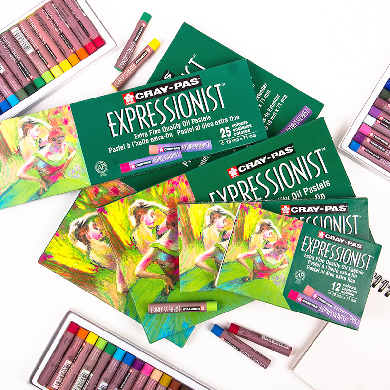 Sakura Oil painting stick 12/16/25/36/50 color chi... – Grandado