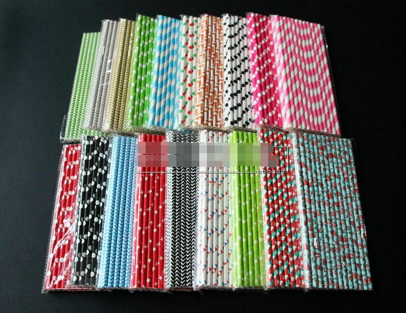 straw Degradable paper straw colorful straw suctio... – Vicedeal