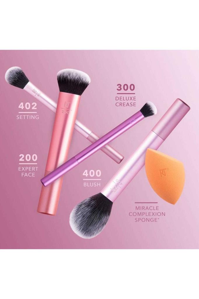 Real Techniques Makeup Brush Set-Everyday Essentia... – Grandado